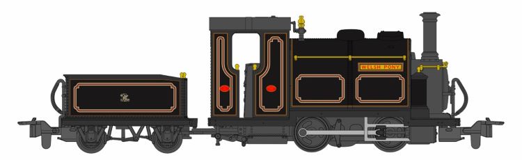 51-251D Kato/Peco Large England Loco Welsh Pony (Purple Brown)