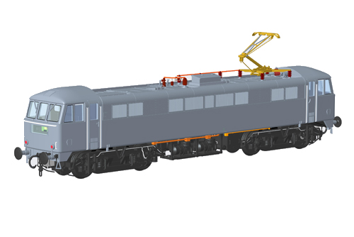 8653 Heljan BR Class 86/0 BR Blue FYE White Cab Roof