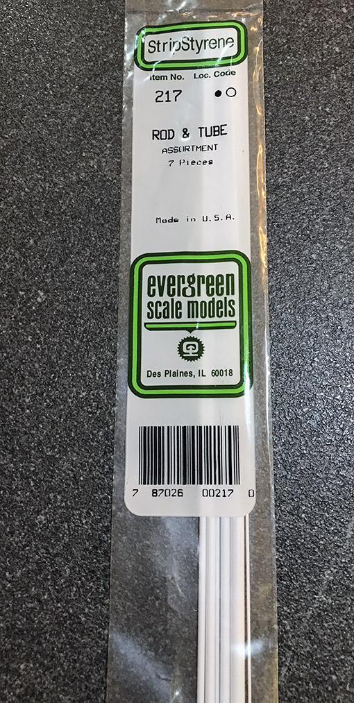 Evergreen assorted rod and tube