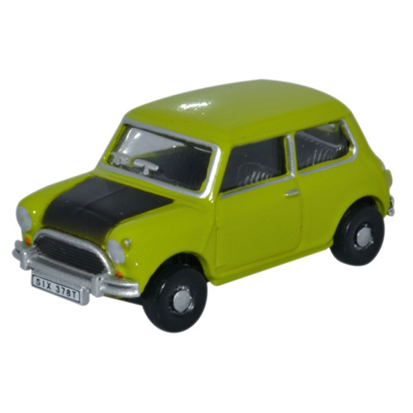 Classic Mini Lime Green Mini Car