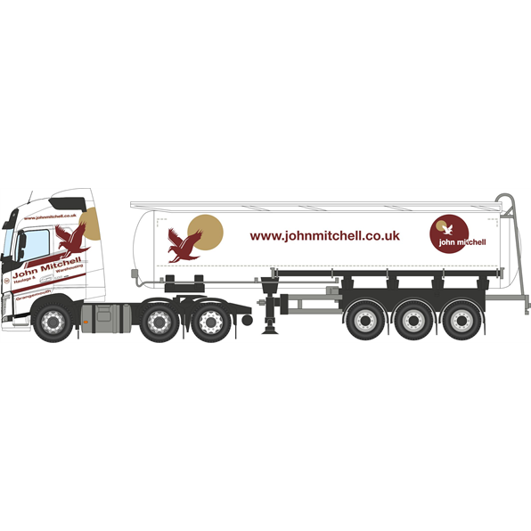 John Mitchell Volvo FH4 Cylindrical Tanker