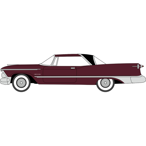 Imperial Crown 2 Door Hardtop 1959 Radiant Red/Black